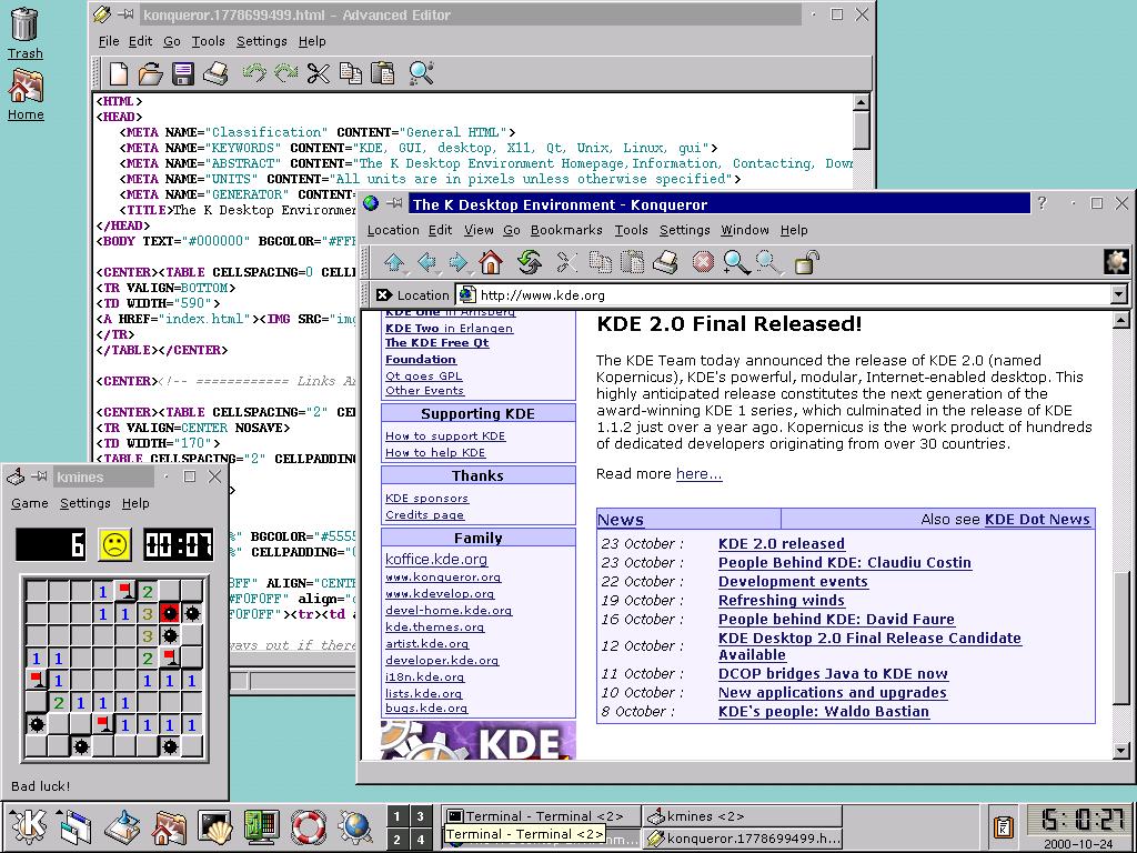 Thoughts in your mid 40`s: The Evolution of KDE Desktop