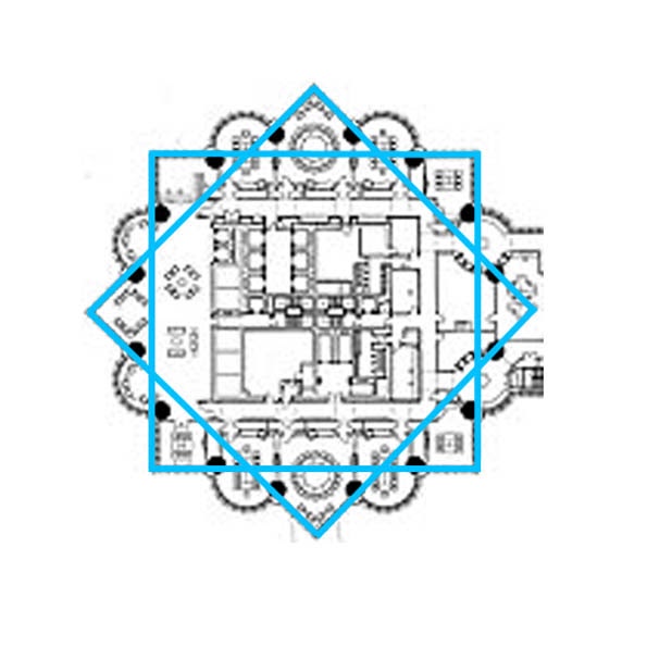 Petronas Twin Towers Plan
