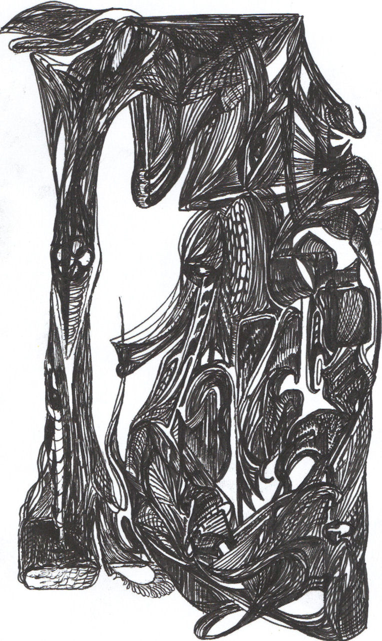 Rusty Harden: The Story Teller, Original Drawing