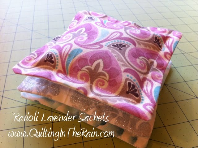 Ravioli Sachets | Quilting in the Rain