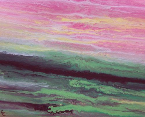 Contemporary Landscape Paintings : "Hope" Original Contemporary ...