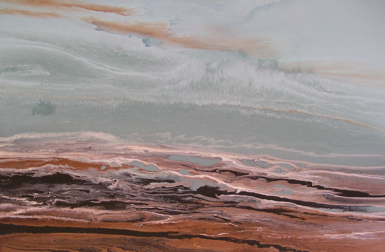 Contemporary Seascape Paintings By Kimberly Conrad: "The Arrival # 2 ...