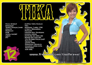 M ~ sahabat KEPOMPONG: Profil personil T2 (Tika n Tiwi)