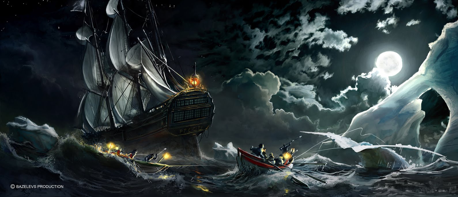 Valeriy Zrazhevskiy: Moby Dick: The night hunting.