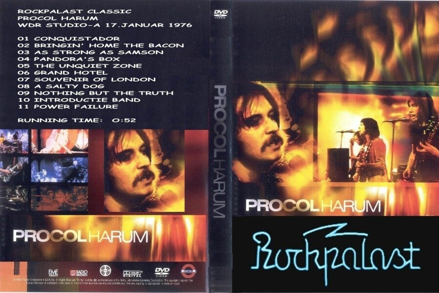 crashfiles: Procol Harum - Rockpalast 1976 - Pro-shot DVD