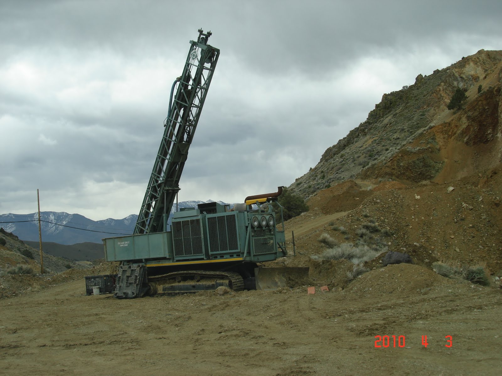 Gold Canyon NV: GOLDSPRING DRILL RIGS AT MINING PROPERTY MARCH 4 2010