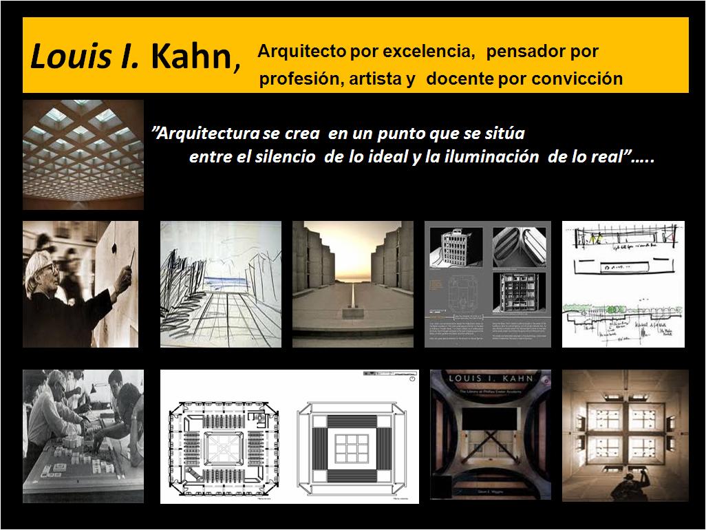 APUNTES - REVISTA DIGITAL DE ARQUITECTURA: Louis Kahn, el filósofo de ...
