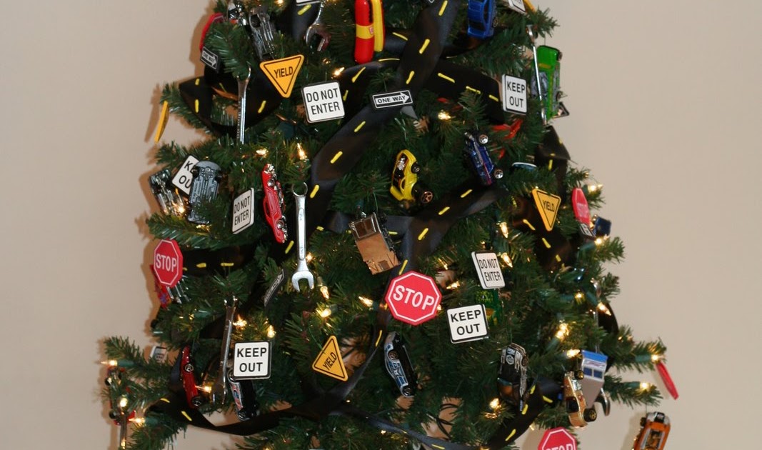 Sweet Sassy Studio: Holy Hotwheels It's a Boys Dream Christmas Tree!