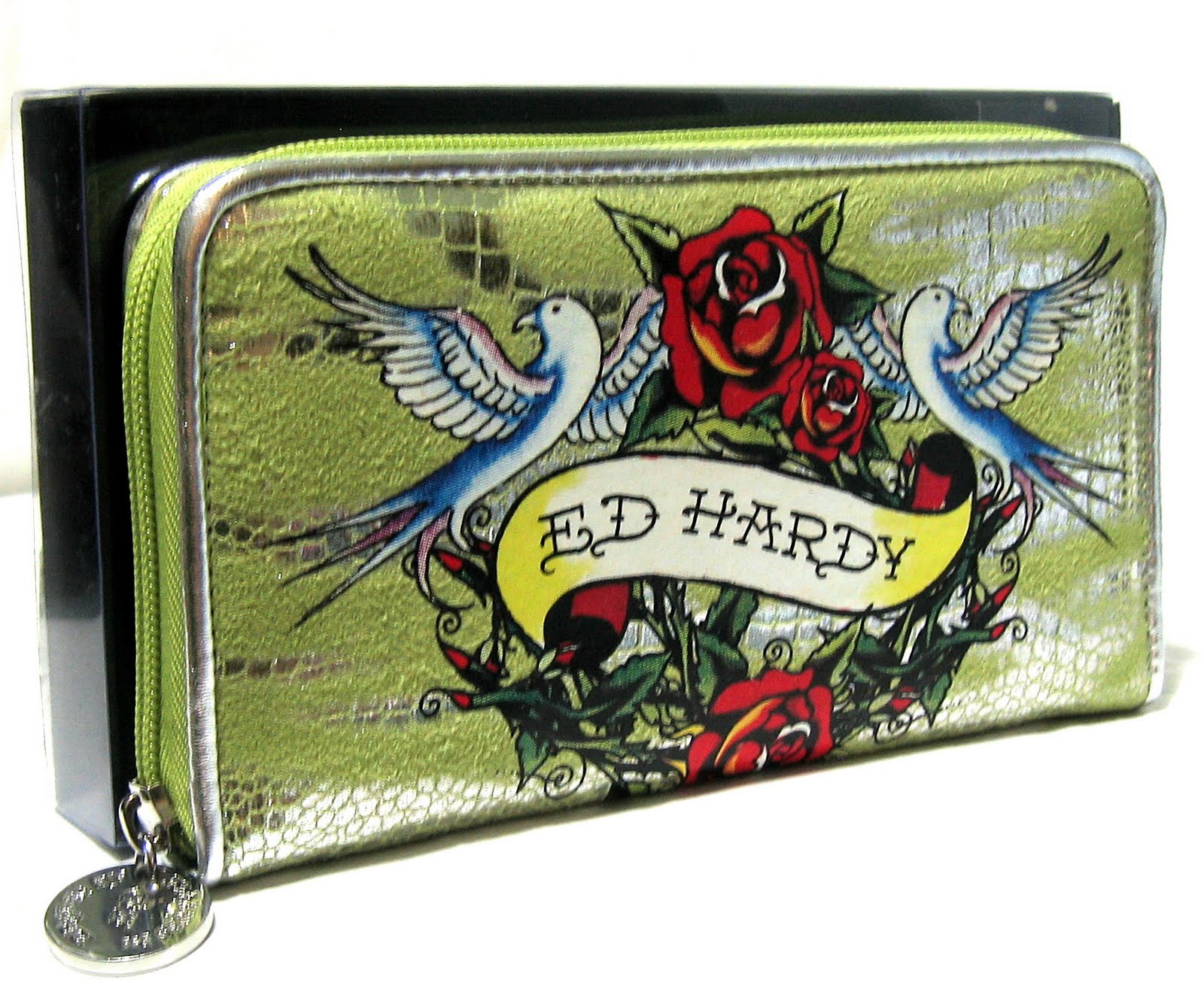 Boutique Malaysia: ED HARDY ZIP AROUND WALLET
