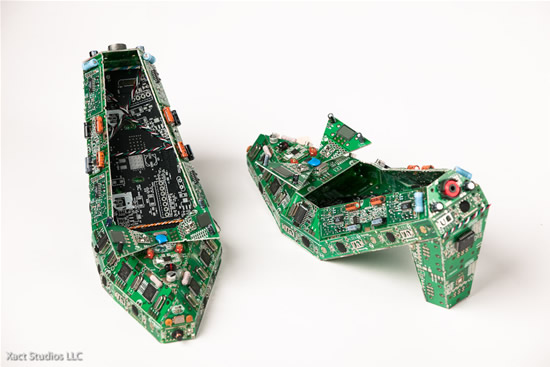 Funny Free Pics: Old PCB Turned Into Sculptures