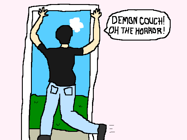 With Bloggery Comes Clarity?: Demon Couch of Doom