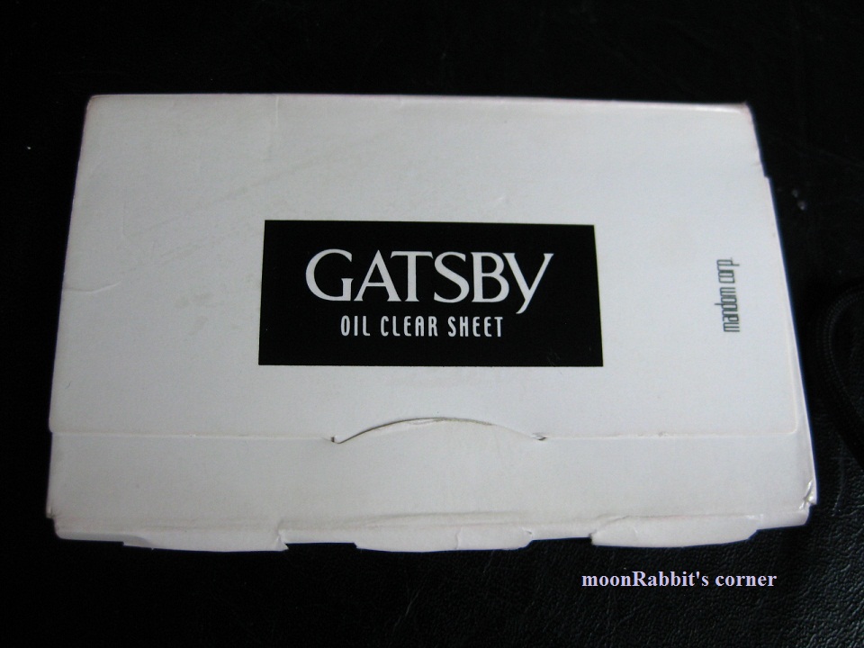 moonRabbit's Corner: Review: Gatsby Oil Clear Sheet...Let's blot those ...