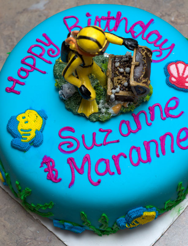 Scuba Diving/Under the Ocean Birthday Cake