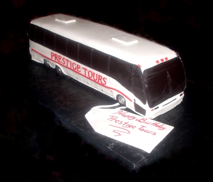 Confectionary Designs: A Birthday Bus - NJ Cakes