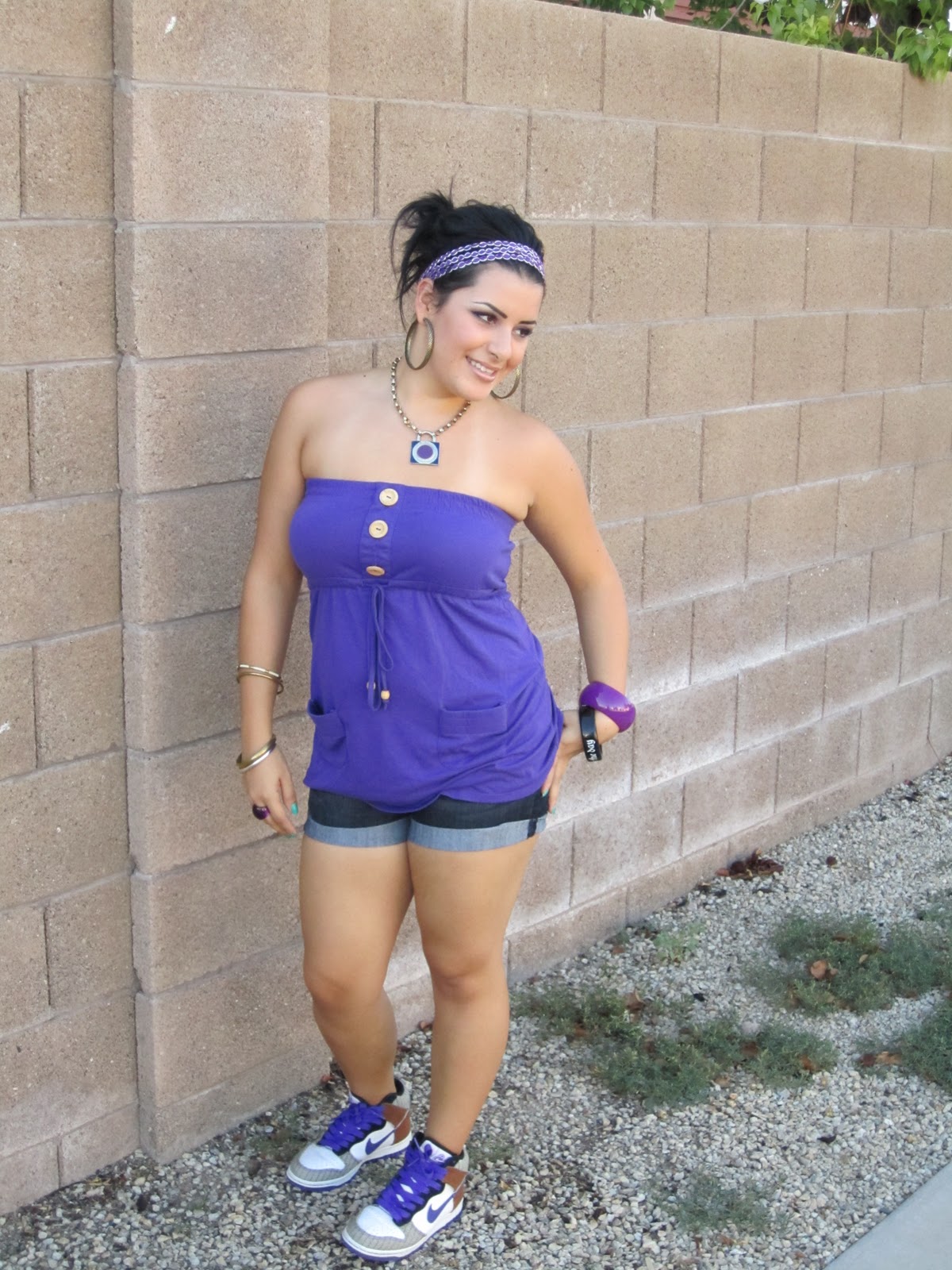 Blanca1018♥: OOTD- Purple Nike