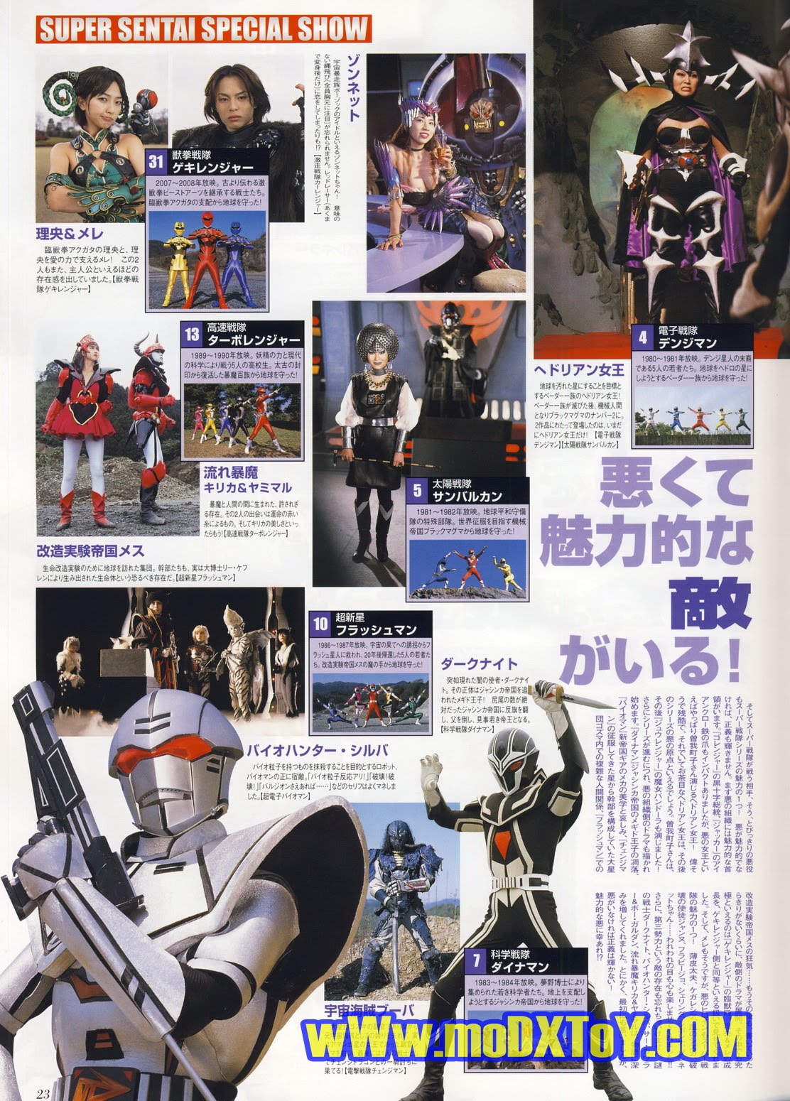 Henshin Grid 2001 Hyper Hobby Super Sentai Scans
