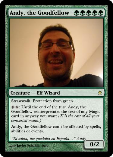 magic artificer: Andy, the Goodfellow