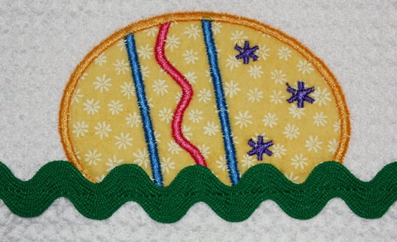 Stitched By Janay: Easter towels for Moms