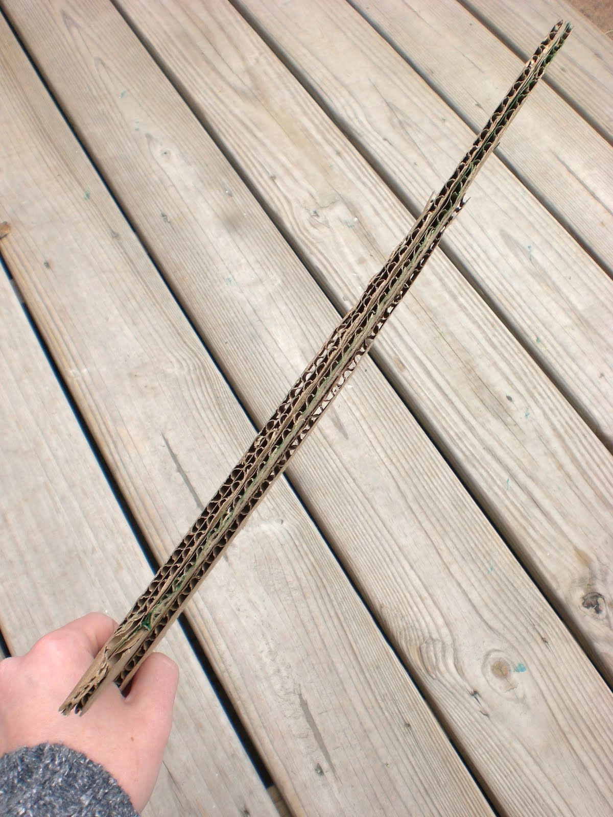 Warrior Girl- Rowena Murillo: Cardboard Pirate Sword Tutorial, or The ...