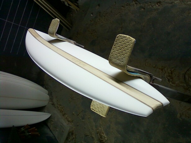 Lyle Carlson Surfboards: Tow Board Step Off Board and Kiteboard
