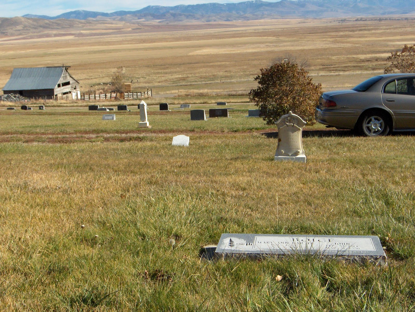 Wyoming Family: John Boice and Mary Ann Barzee - Oxford Cemetery