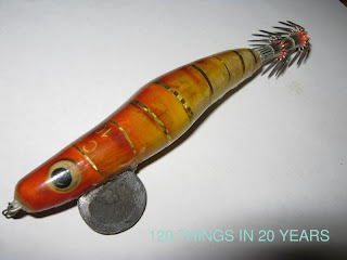 120 things in 20 years: Handmade fishing lures - Squid jag