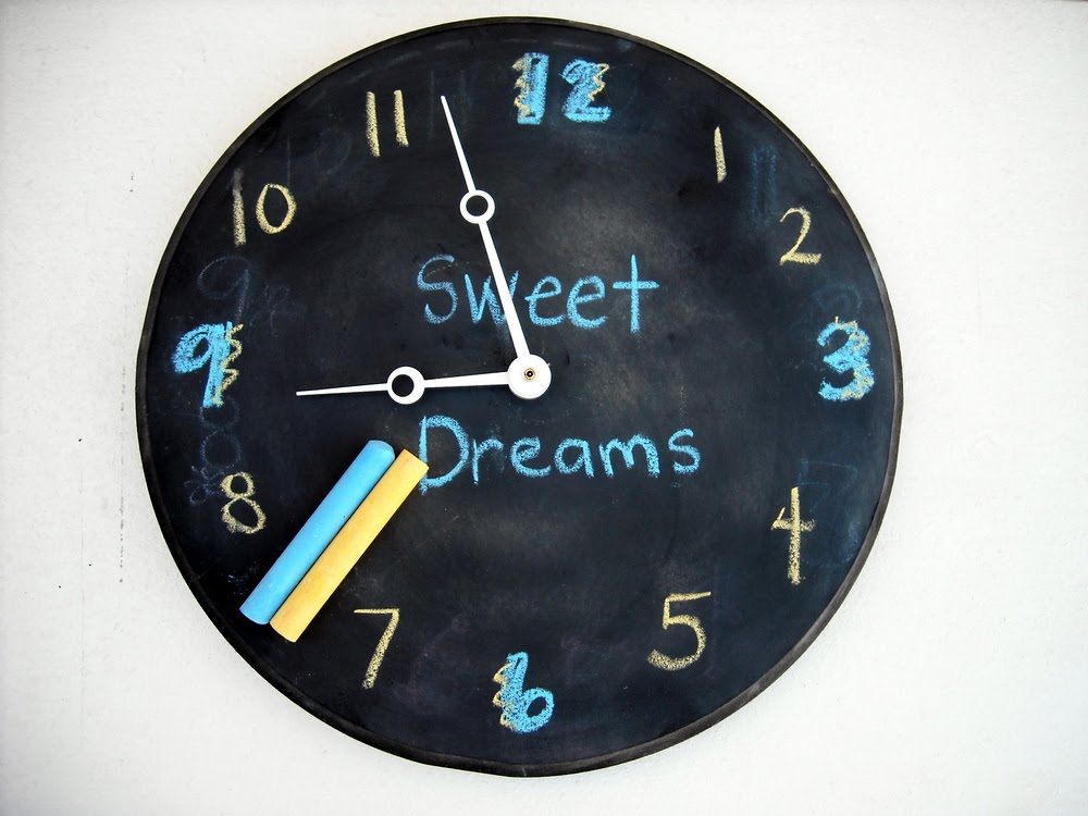 {Craftify It}: Chalkboard CLOCK