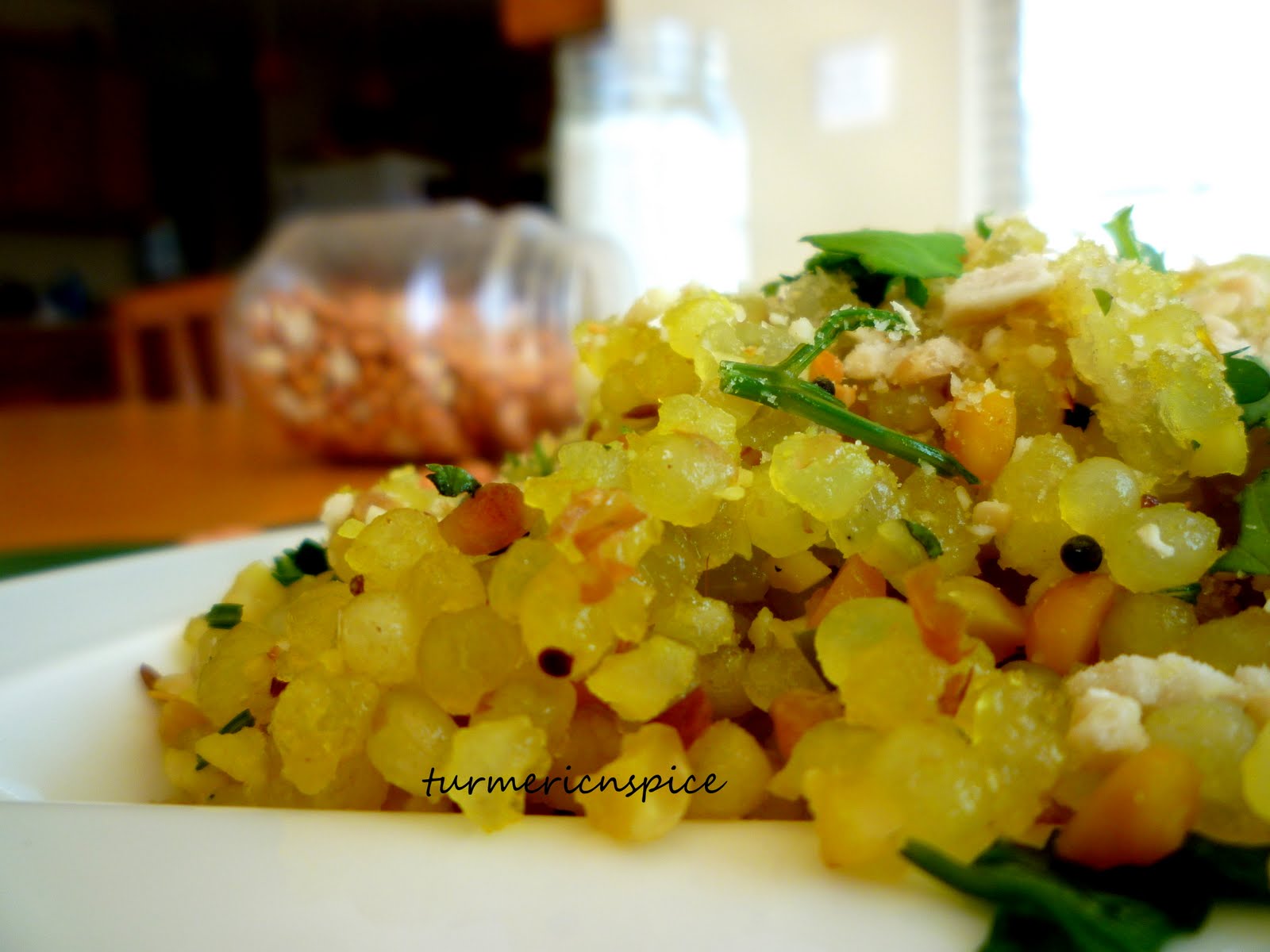 Turmeric n spice: Sabudana Khichdi / Spicy Tapioca Pearls