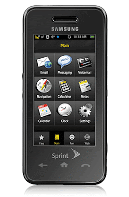 SPRINT MOBILE PHONES, REVIEWS, FEATURES: Sprint Mobile Phones: Samsung ...