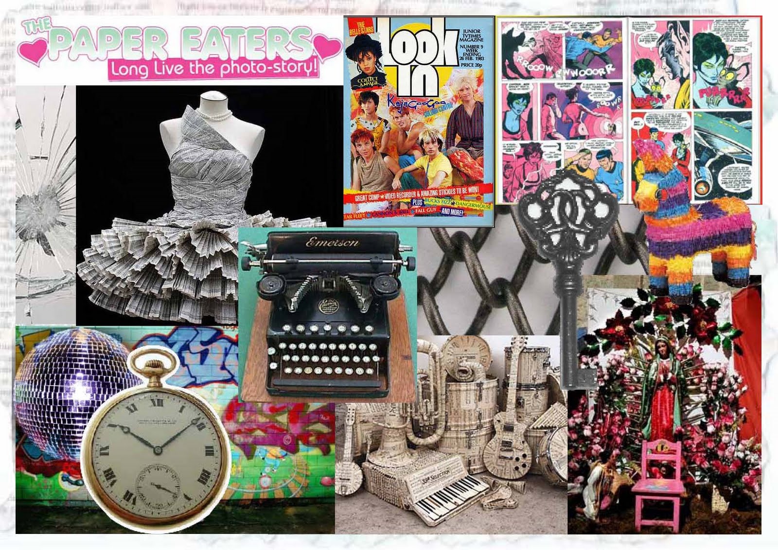 Negotiated Studies: Paper Eaters Mood Board