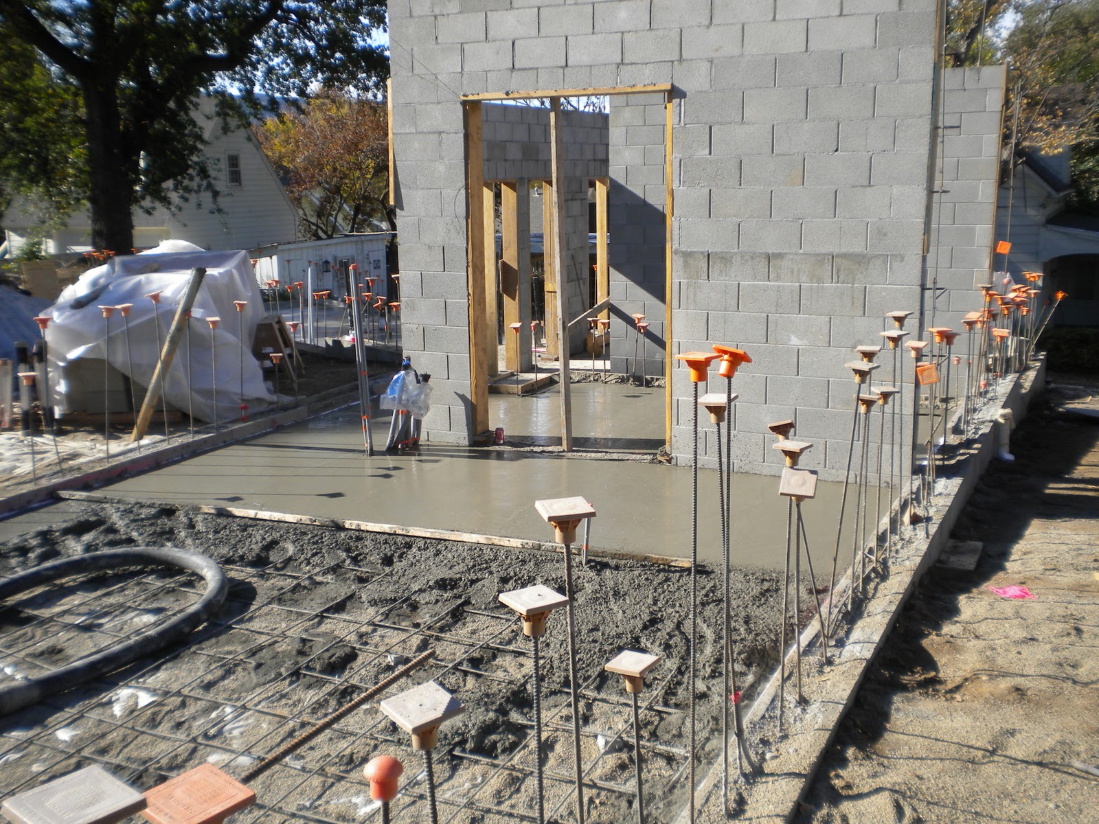 Jon's Blog: Construction status (slabs, cistern)