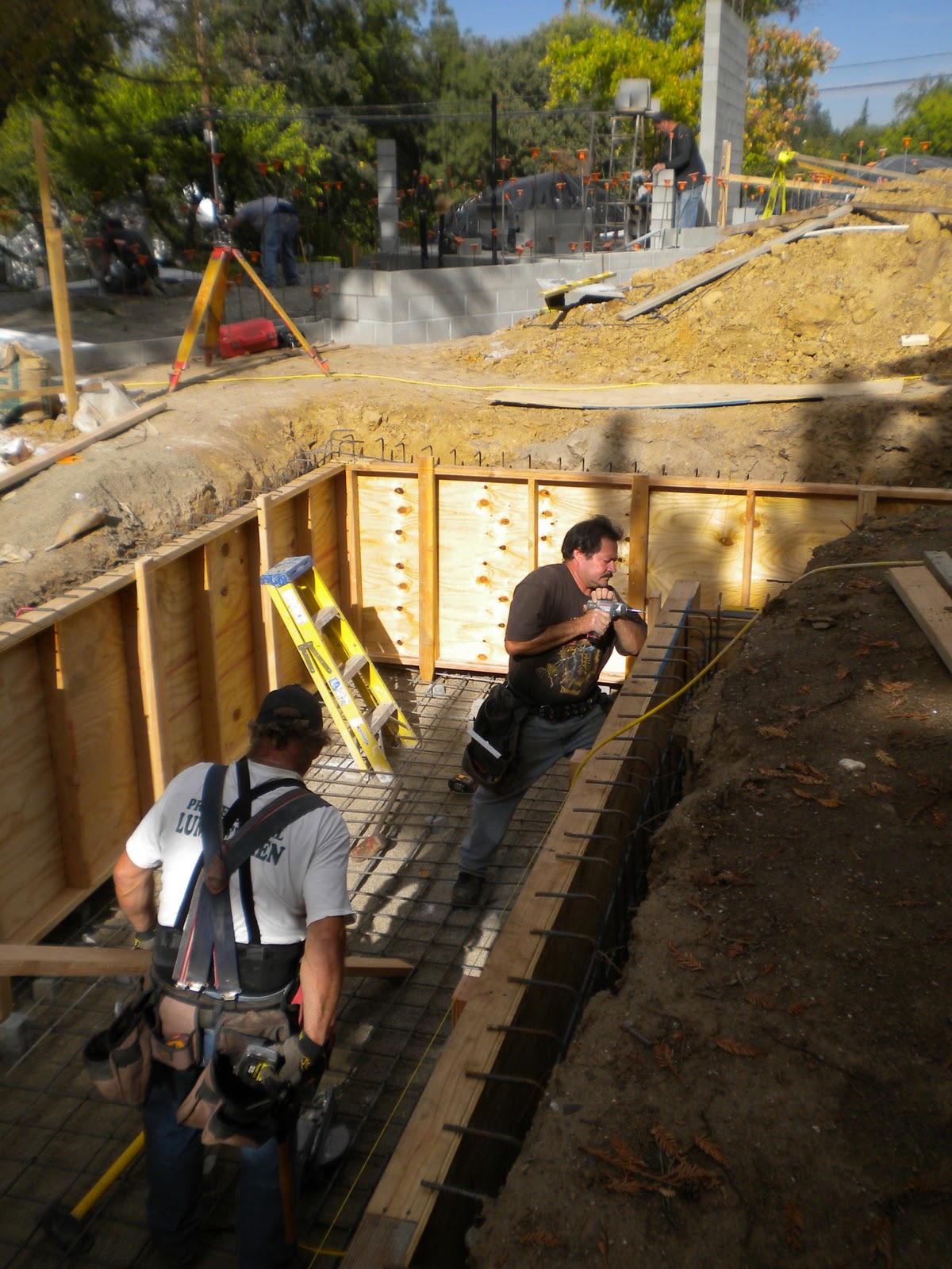 Jon's Blog: Construction status (slabs, cistern)