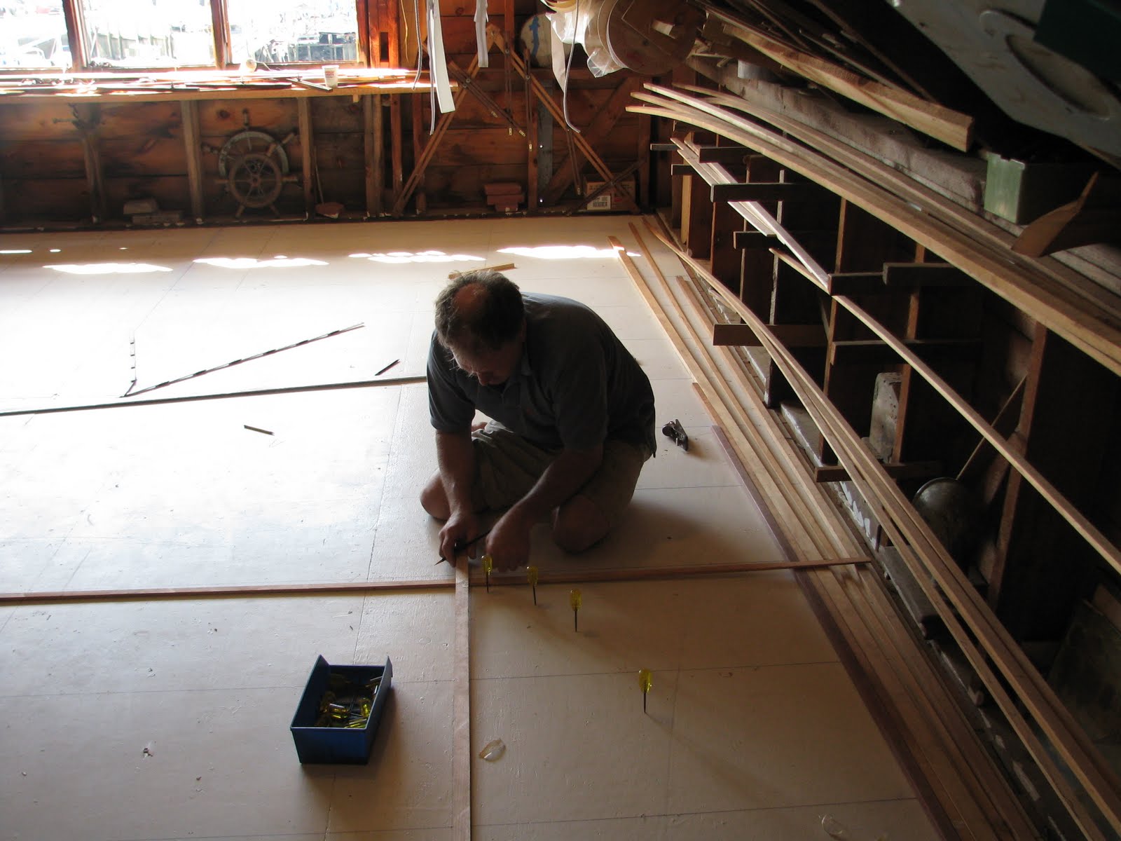 Boatbuilding With Burnham: Fairing-In-Of-The-Lines - The Mould Loft