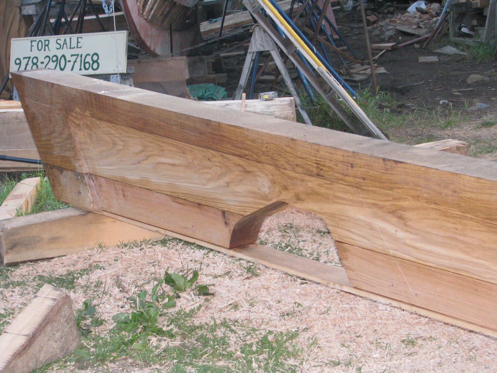 Boatbuilding With Burnham: Stern Post is Nearly Complete