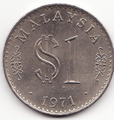 koleksi duit-duit lama: Lambang pada syiling RM 1