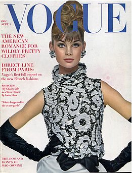 an eye for vintage: Vintage 1960s VOGUE Magazine Covers