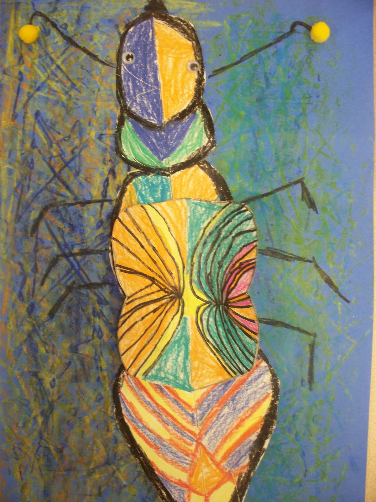 Creating Art: Symmetrical Insects