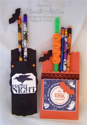 Stetler Arts : Halloween Pencil Holders