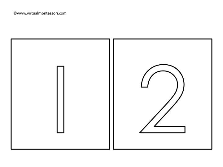 Montessori on the go: The Sand Paper Numerals