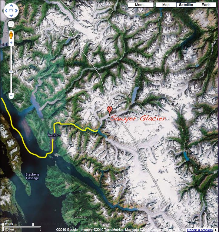 Hopscotch: Tracy Arm Fjord, Alaska