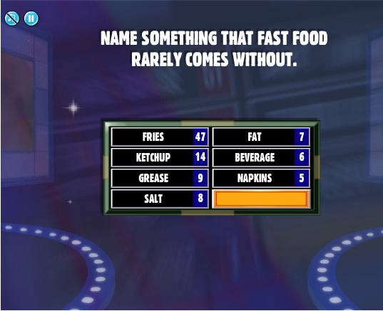 Facebook Family Feud Cheats: Name something that fast food rarely comes ...