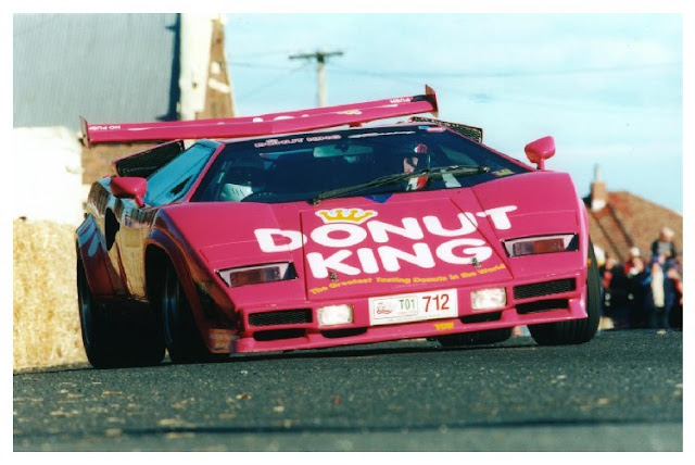 Tamerlane's Thoughts: Donut King pink Lamborghini Countach
