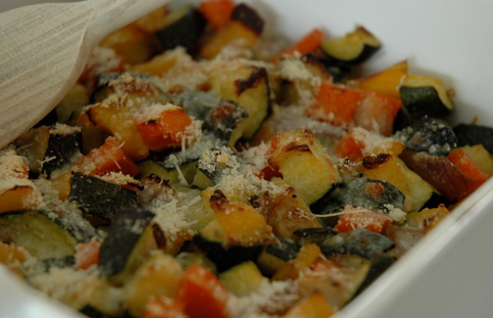Olives & Bread: Baked Vegetables with Cheese