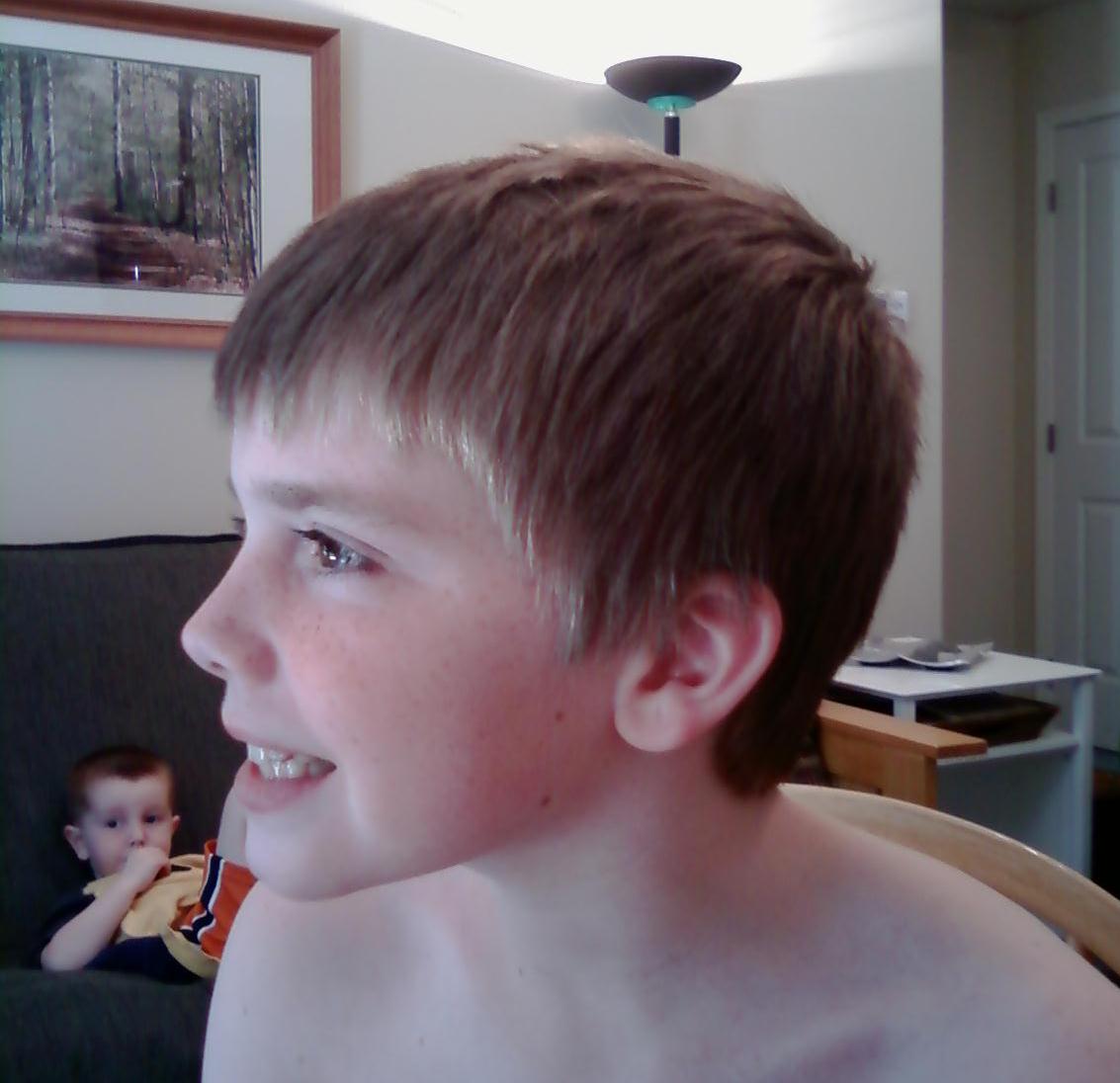 This Thrifty House: Boys Hair Cutting Tips from the Trenches