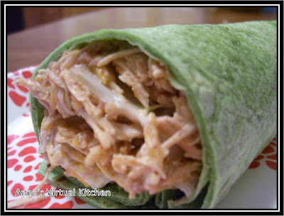 Anna's Virtual Kitchen: Chicken Taco Wraps