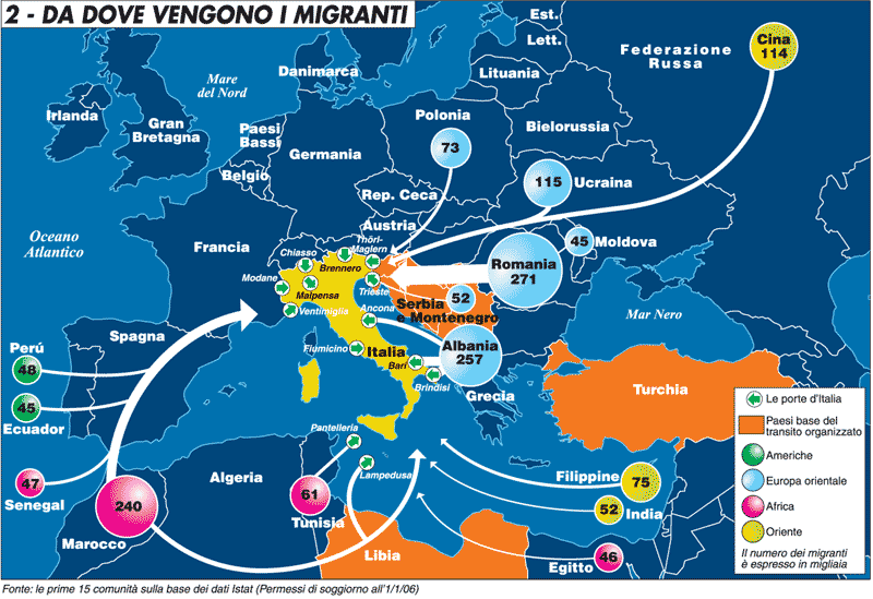 valigie di cartone: L’immigrazione irregolare cambia rotta