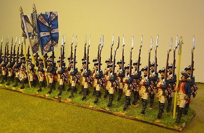 Painting Wargames Figures: 40 figures of Minden Miniatures in Prussian ...