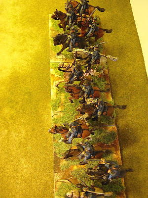 Painting Wargames Figures: Perry Plastic ACW Cavalry