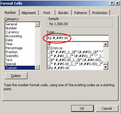 Seting Format Mata Uang Rupiah (Rp) pada Microsoft Excel - Nice Default