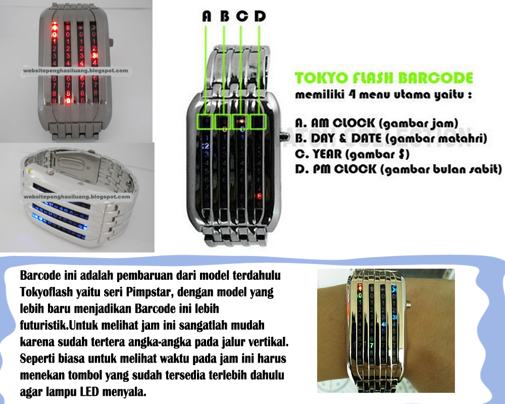 Jam Tokyo Flash Barcode - Jam Tokyo Flash